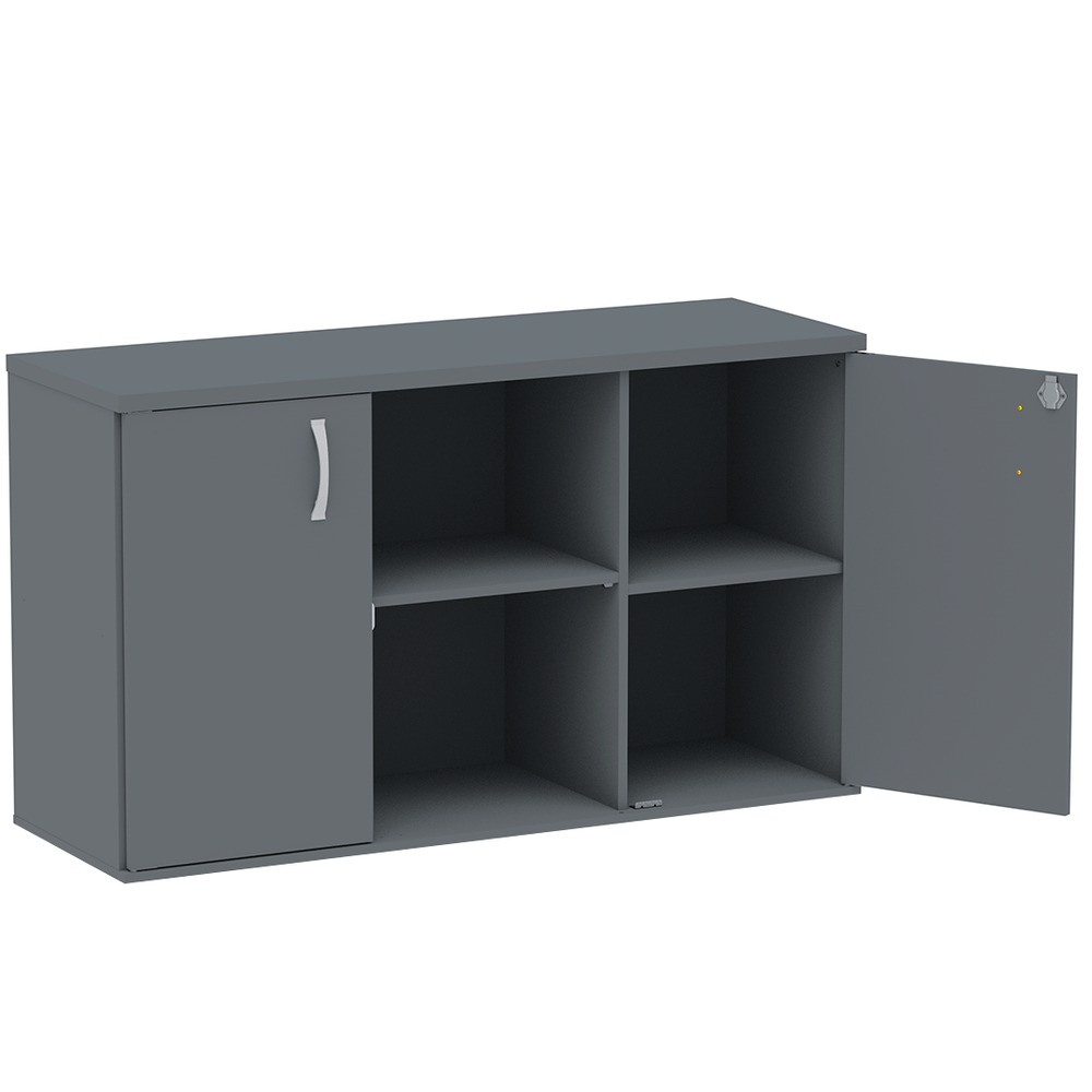 Armário Baixo Credenza PE25 Pandin 121,50 cm (largura) em MDP Cor ...