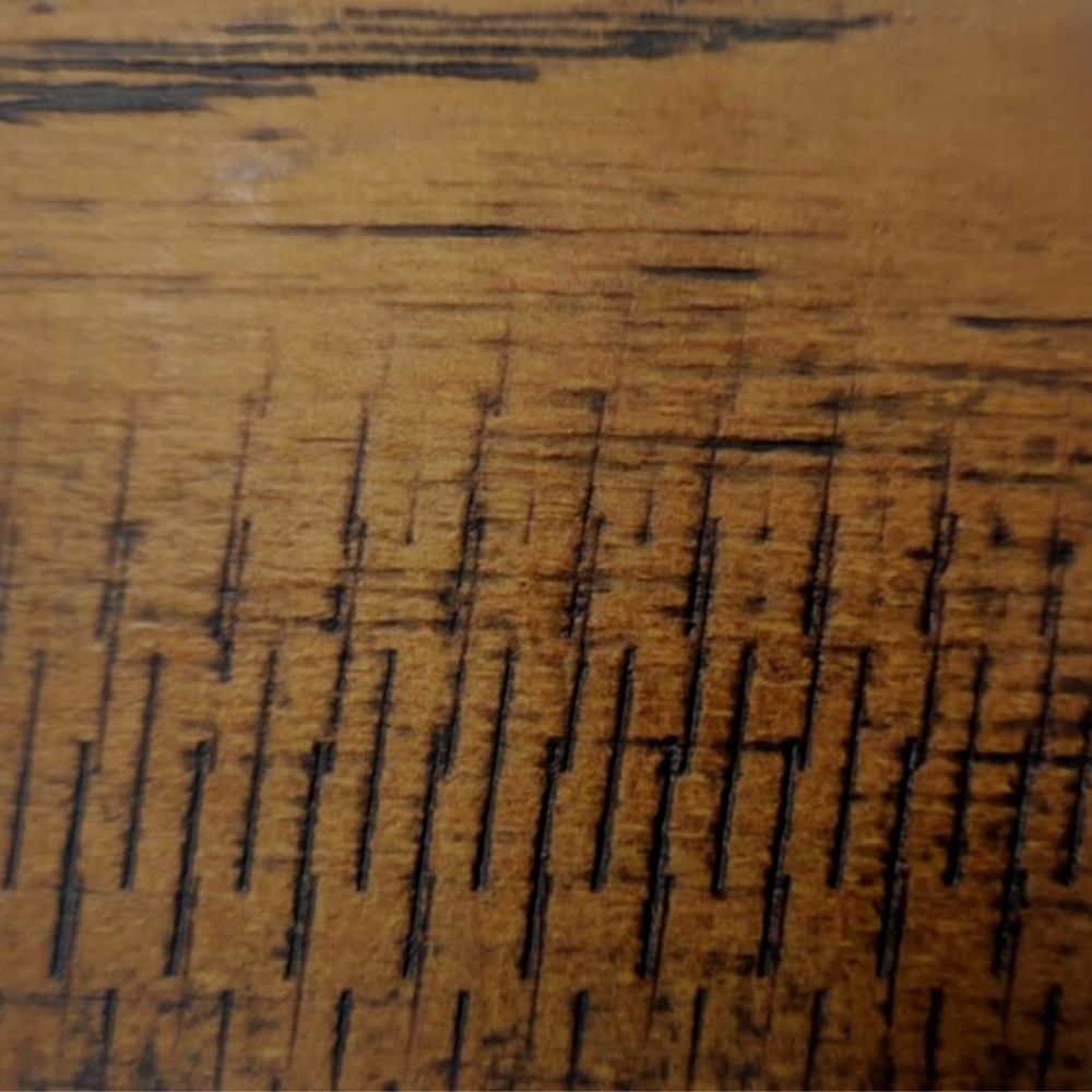 Mesa de Jantar Groove cor Rustic Brown 220 cm x 100 cm - todosmoveis