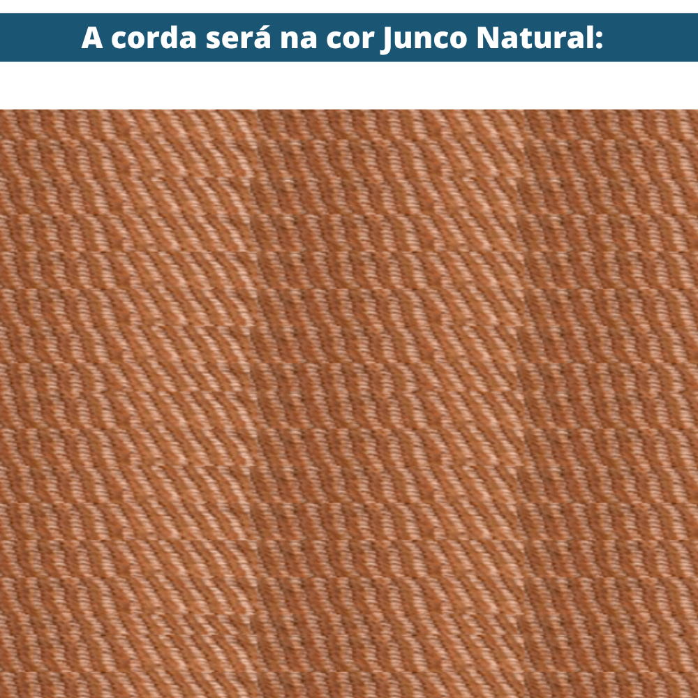 Mesa de Apoio Gávia Ozki 62 cm Madeira Eucalipto Amêndoa Junco Natural ...