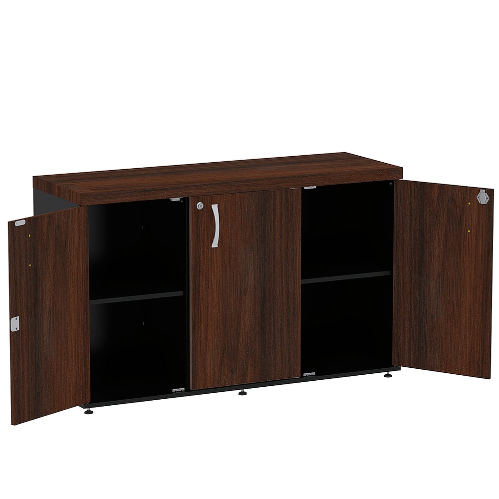 Armário Baixo Credenza PE40 Pandin 121,50 cm (largura) em MDP Cor ...